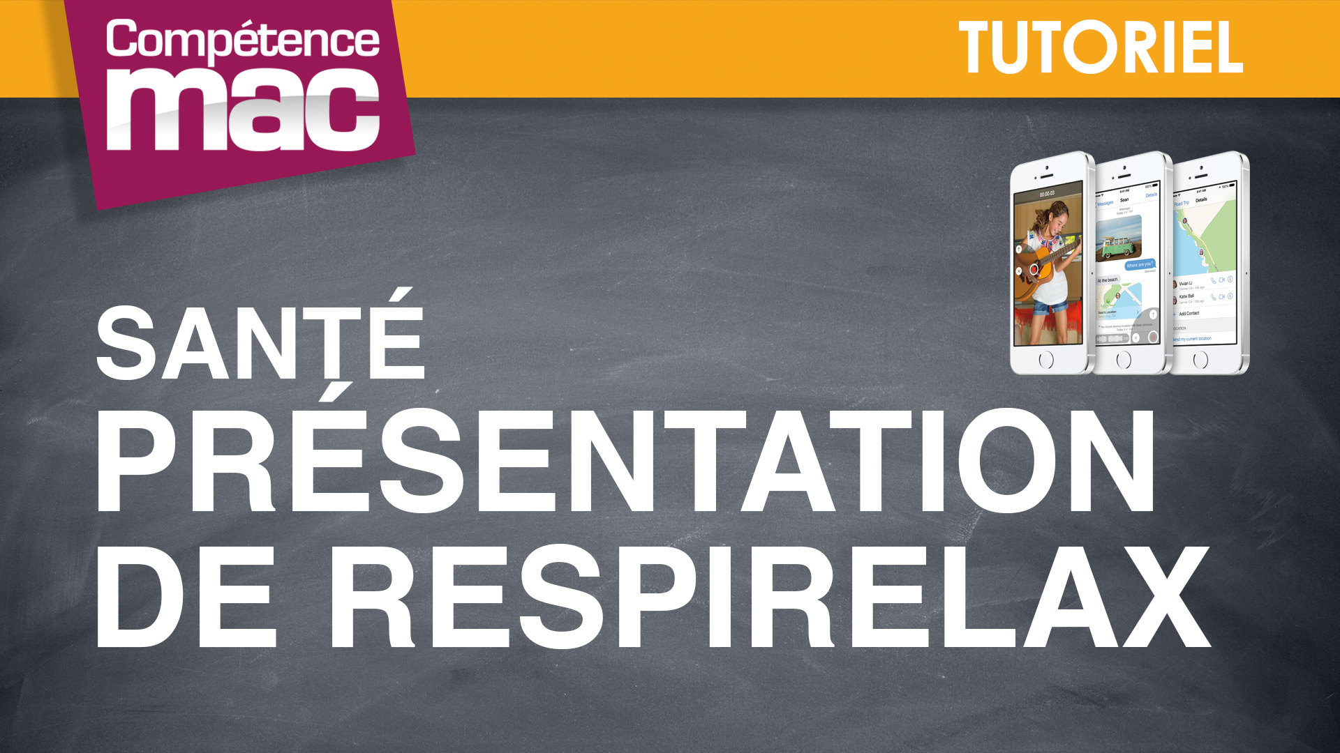 Présentation de l'app Respirelax • iPhone (astuce vidéo)